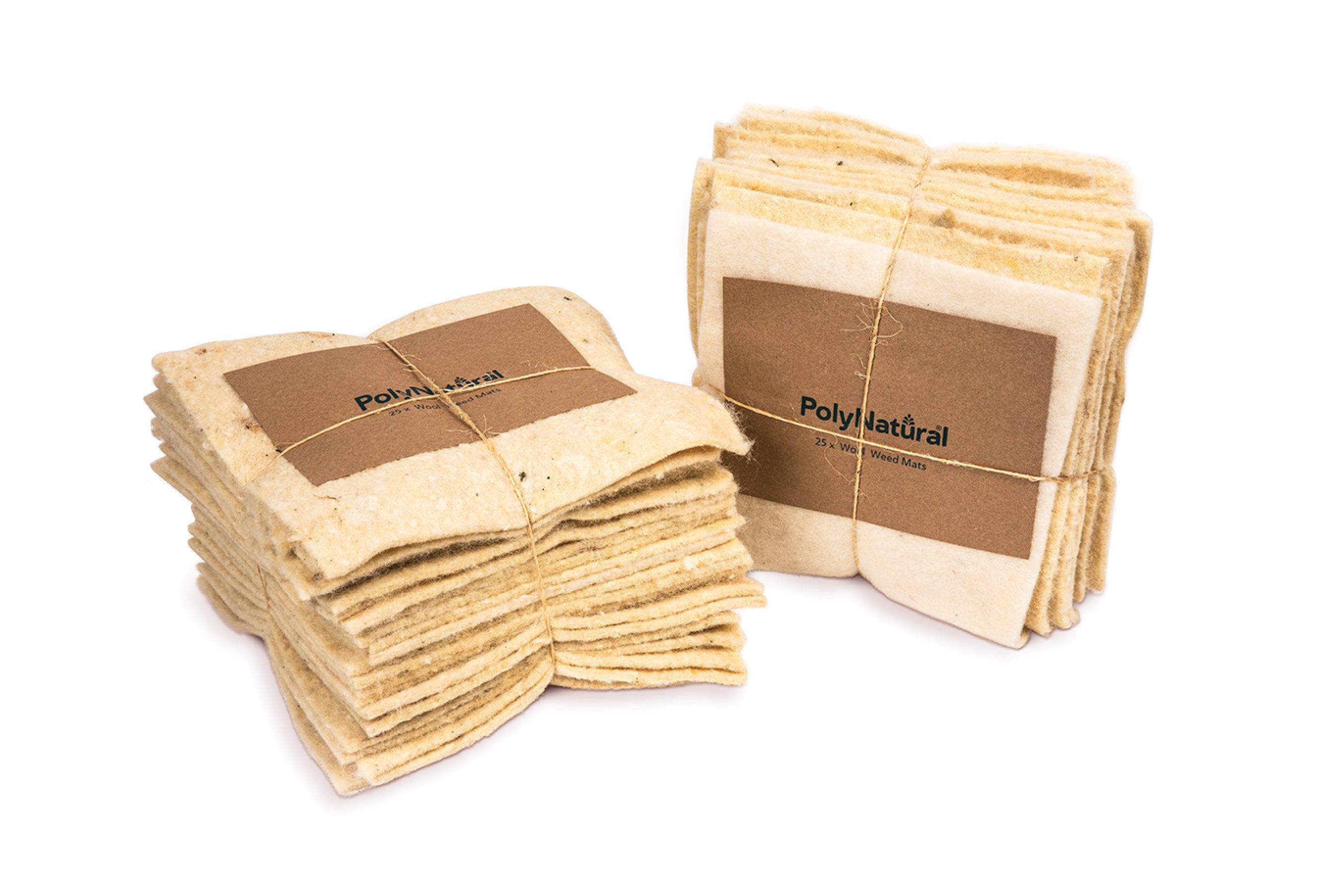 Wool Weed Mats made from pure New Zealand Wool | 50 pack – PolyNatural